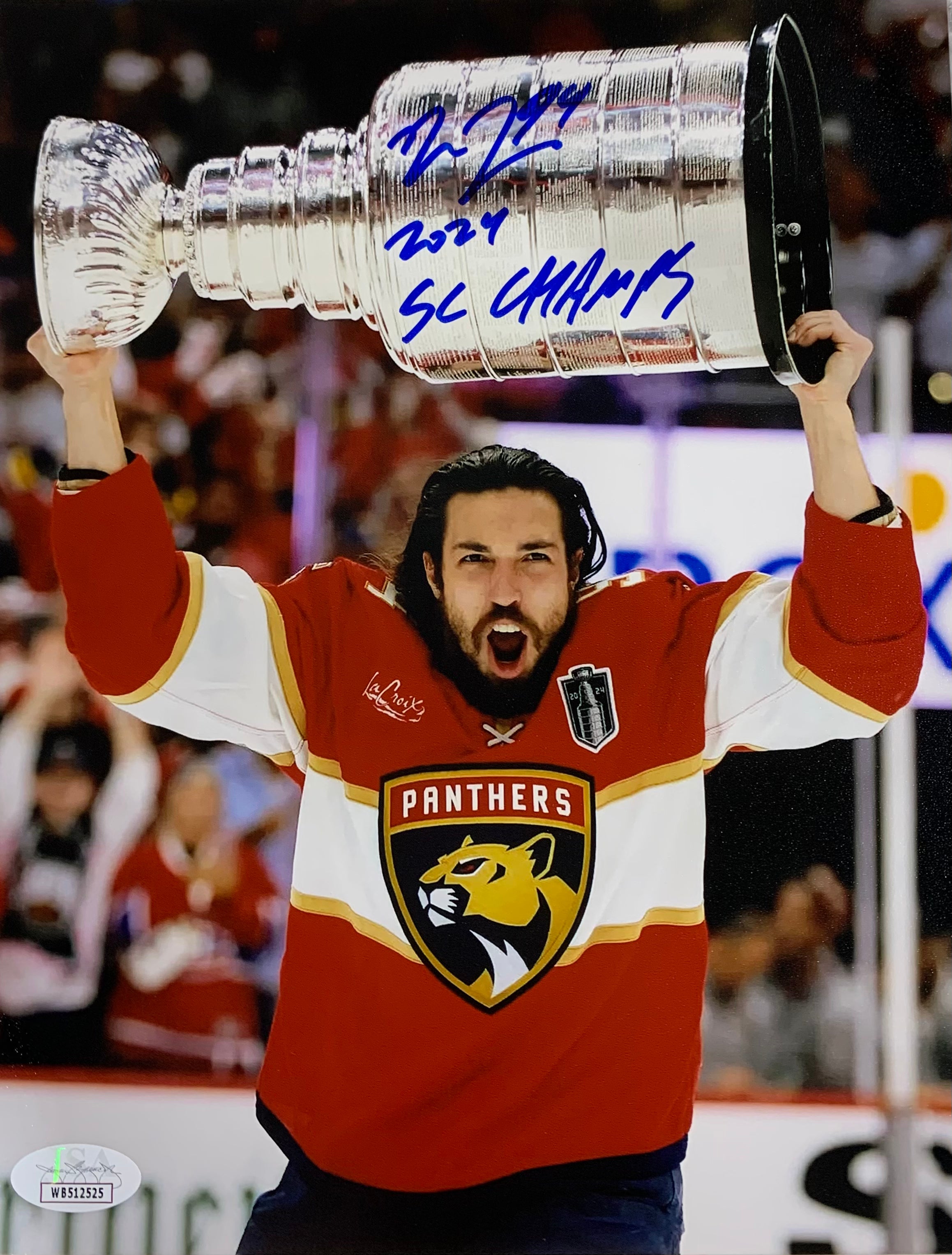 Ryan Lomberg Florida Panthers Stanley Cup Champs 8x10 Autographed Phot
