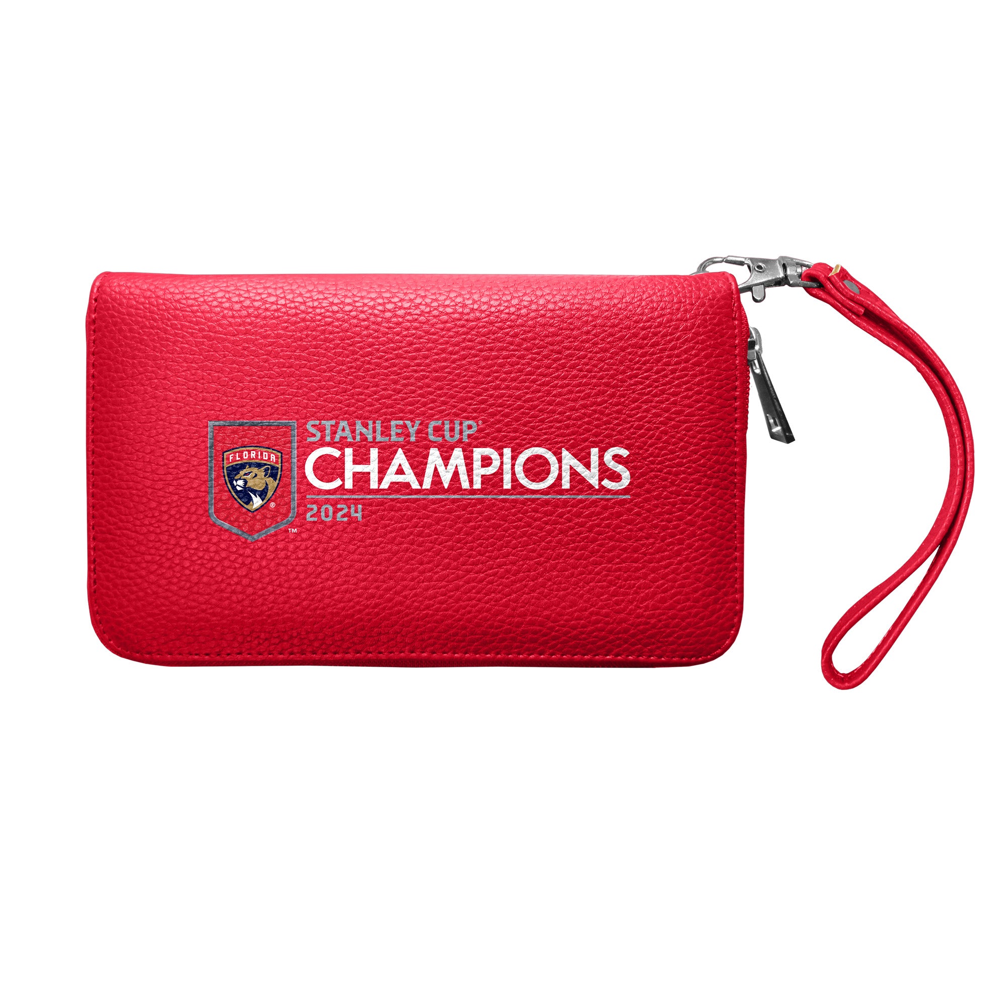 Florida Panthers 2024 Stanley Cup Champions Pebble Organizer Wallet