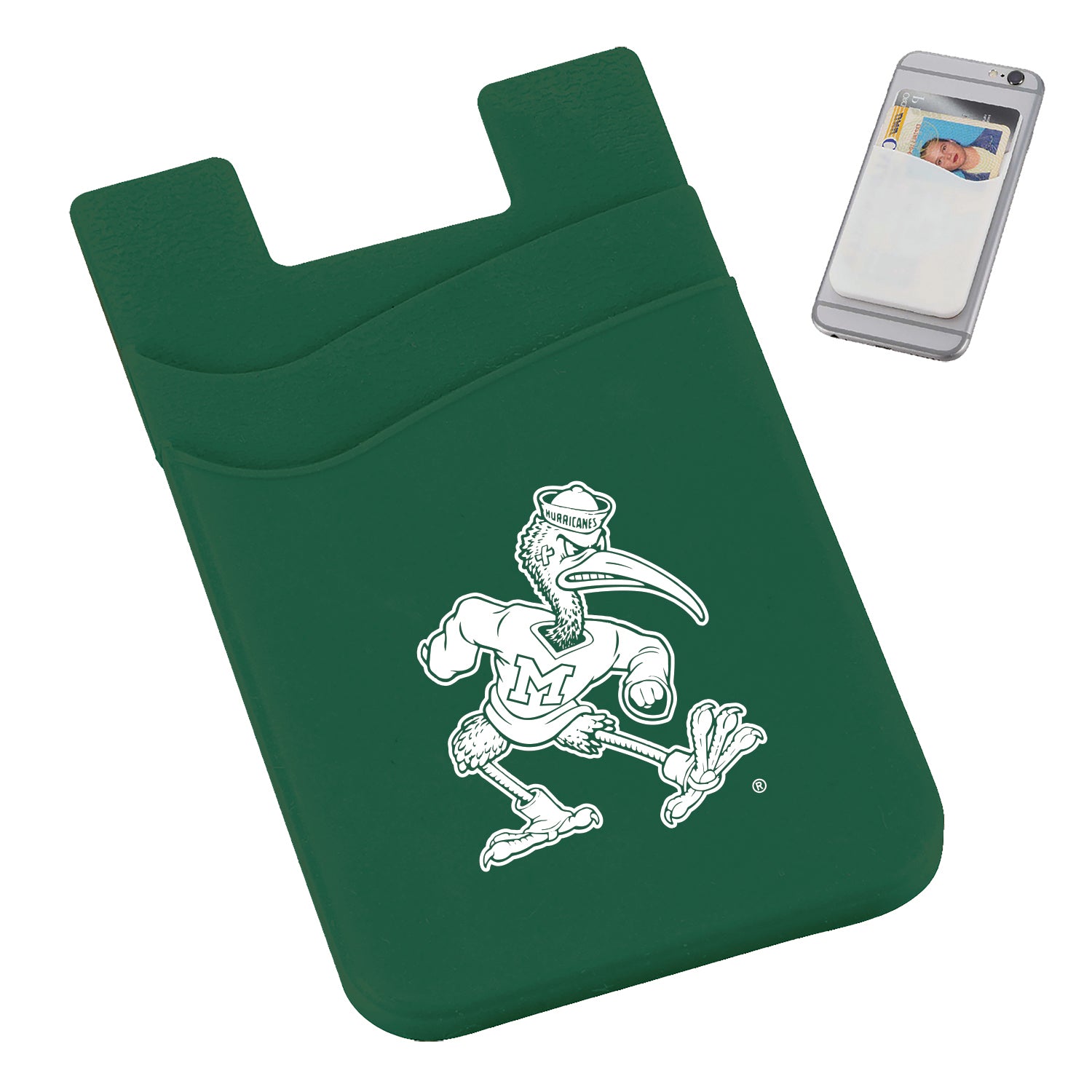 Miami Hurricanes Sebastian Phone Wallet - Green